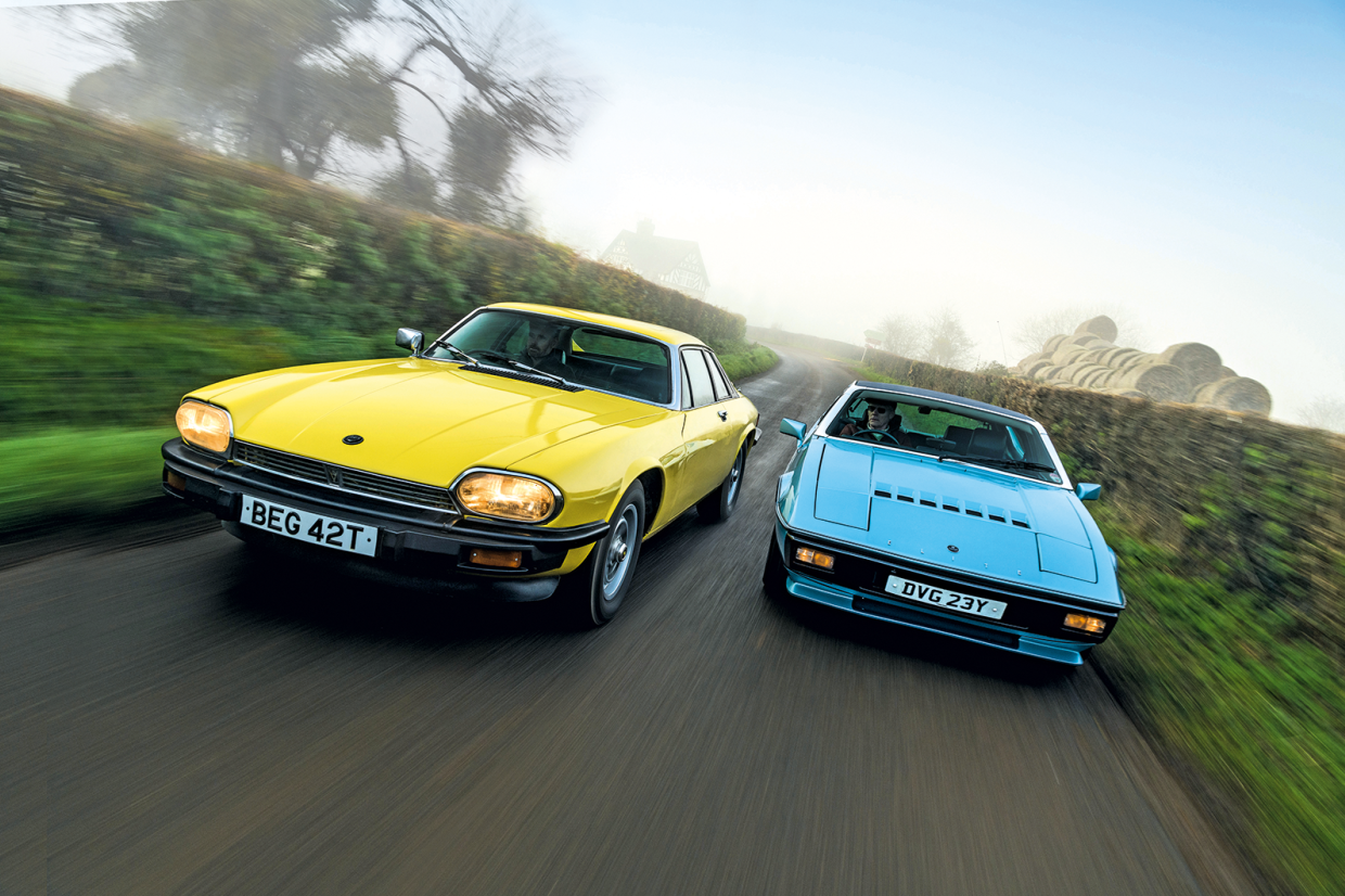 Jaguar XJ-S vs Lotus Elite: new order grand tourers | Classic & Sports Car
